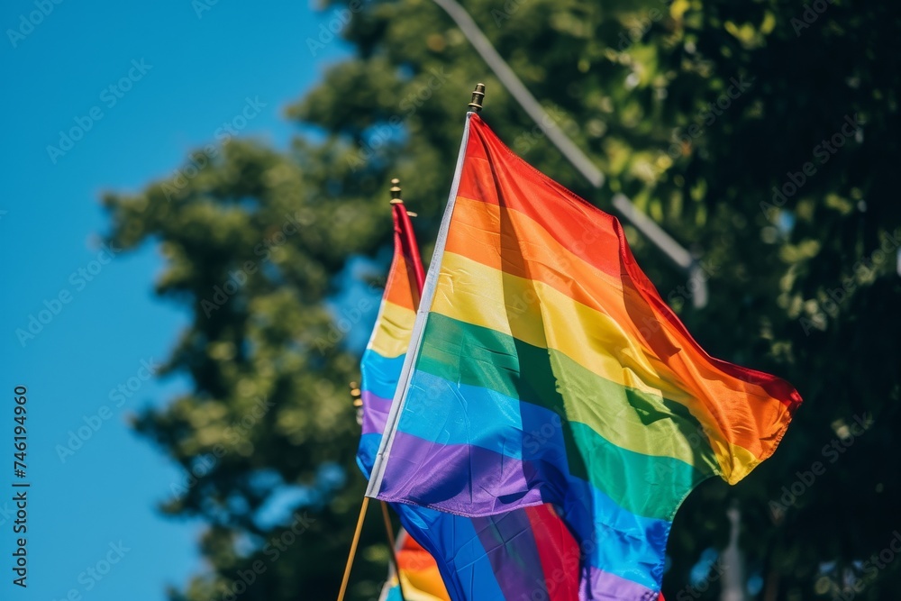 LGBTQ Pride educational freedom. Rainbow self contentment colorful ...