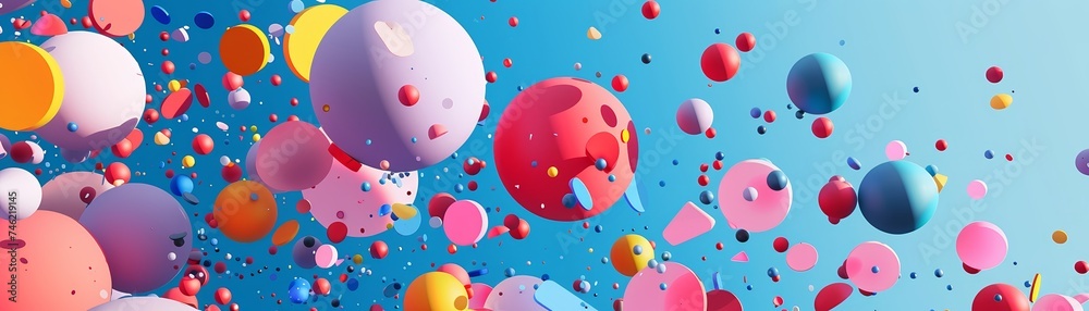 An unintelligible jumble of shapes and colors that claim to showcase ...