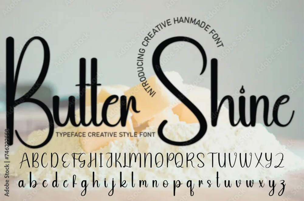 Hand drawn mono line font lowercase and uppercase. Calligraphy ...