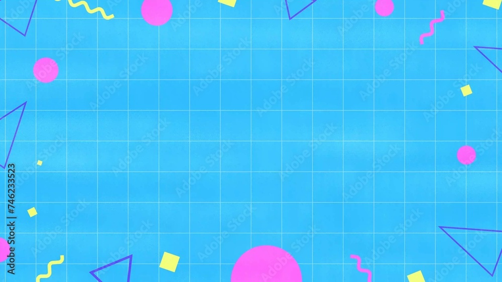 Retro Animated Background Design Stock Template | Adobe Stock