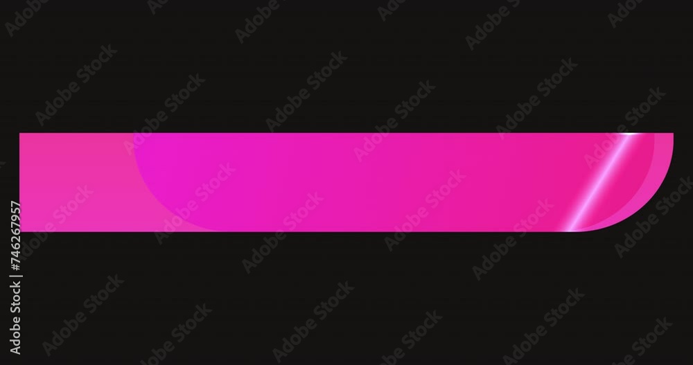 4K Cool and modern designed lower third in an alpha channel. Colored ...