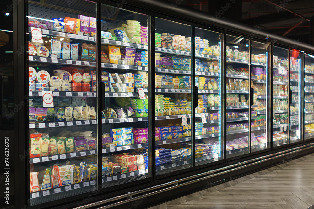 Kuala Lumpur, Malaysia - 13 FEB 2024: Inside Mercato grocery store, an ...