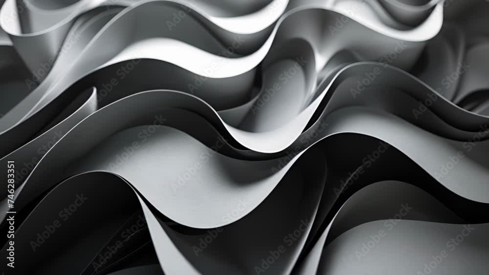 A symphony of angles and curves as paper is masterfully manipulated ...