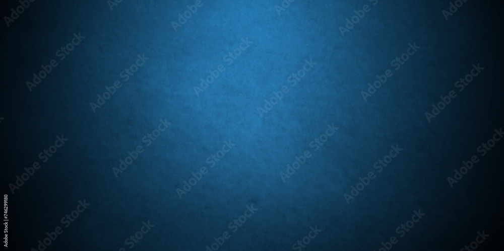 Grunge abstract Elegant dark solid blue background with elegant border ...