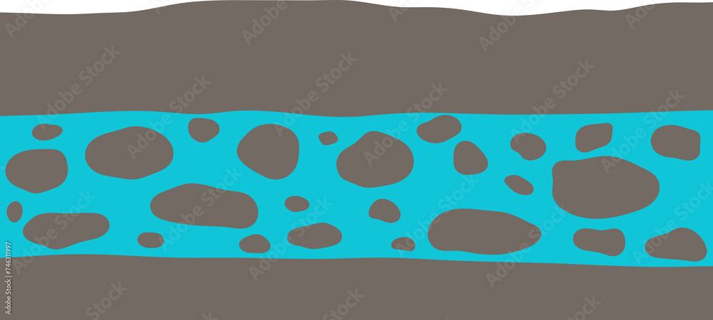 groundwater, deposition, layer, aquifer, structure, strata, section ...