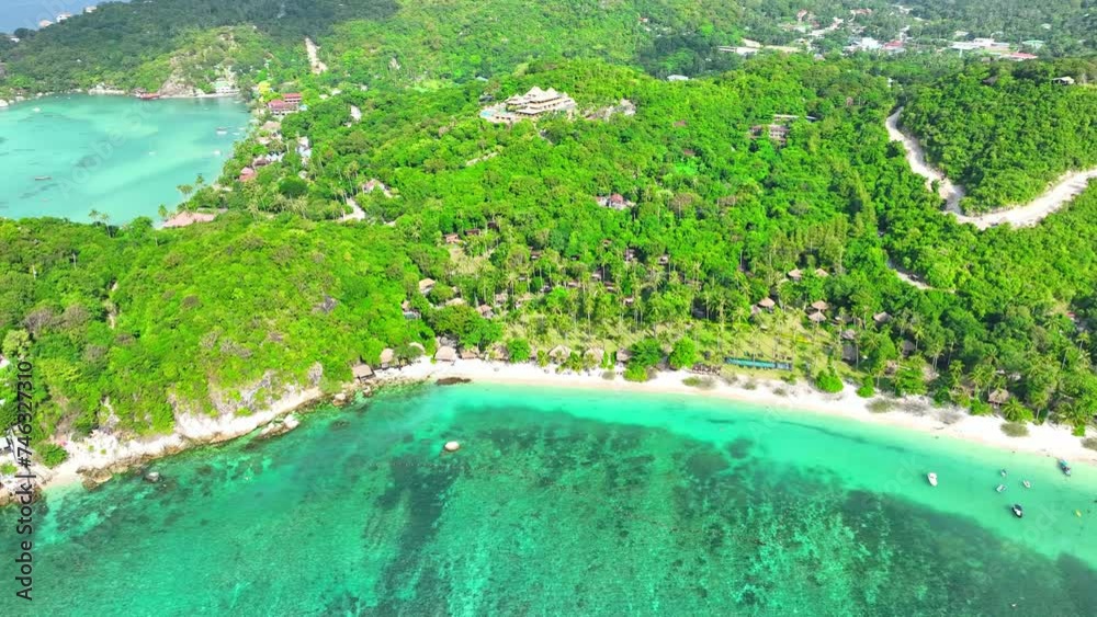 Koh Tao, a tropical paradise in Thailand, boasts crystal-clear waters ...