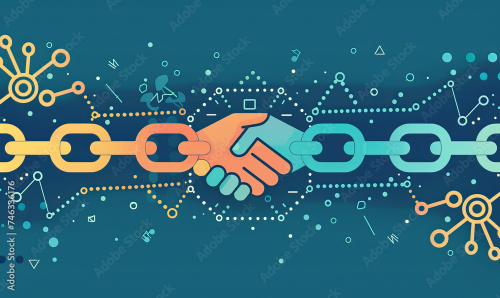 Clear simple concept illustration background, template, design on the ...