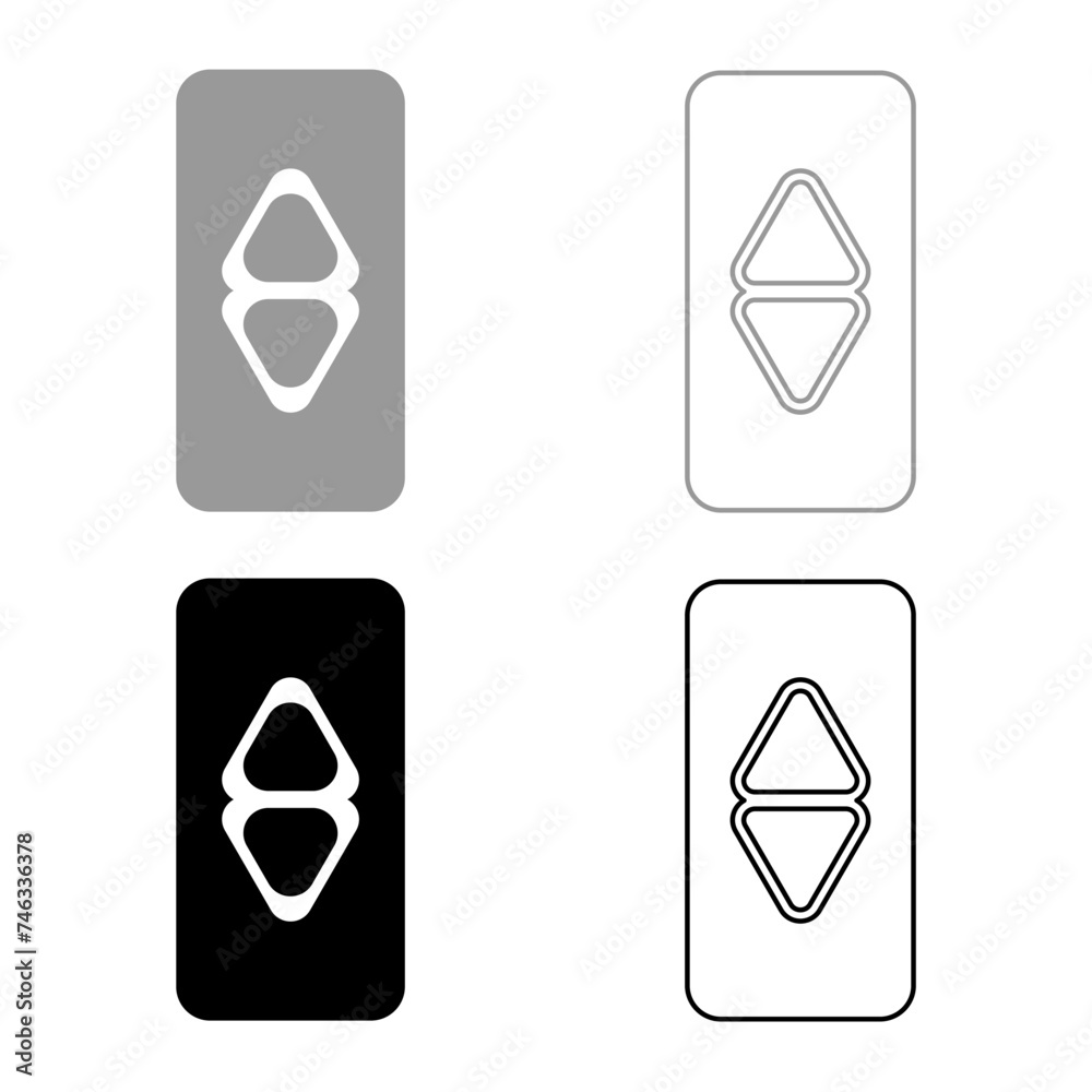 lift button elevator panel up and down each floor with arrow choice set ...