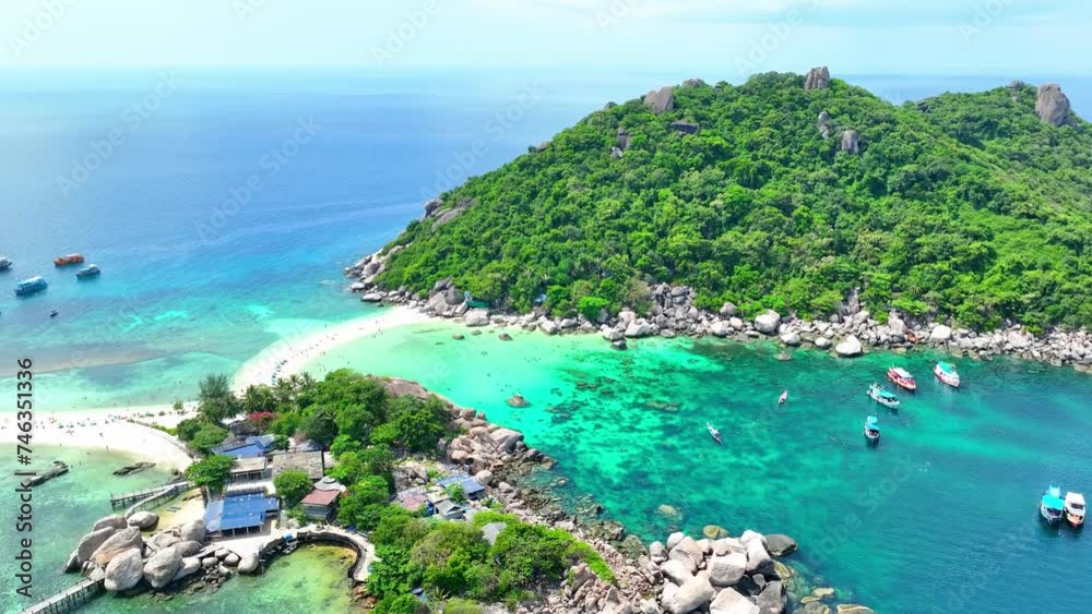 Discover an idyllic island retreat featuring a rare powdery sandbar ...