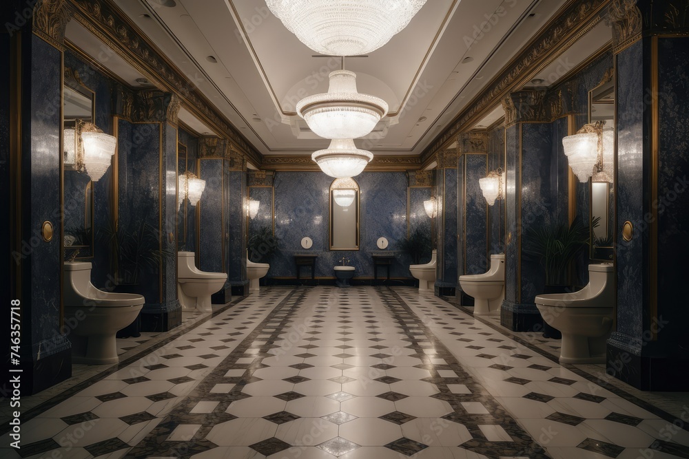 Luxury Hotel Toilet Bowls in Royal Palace Hall, Vip Toilet for Vip ...