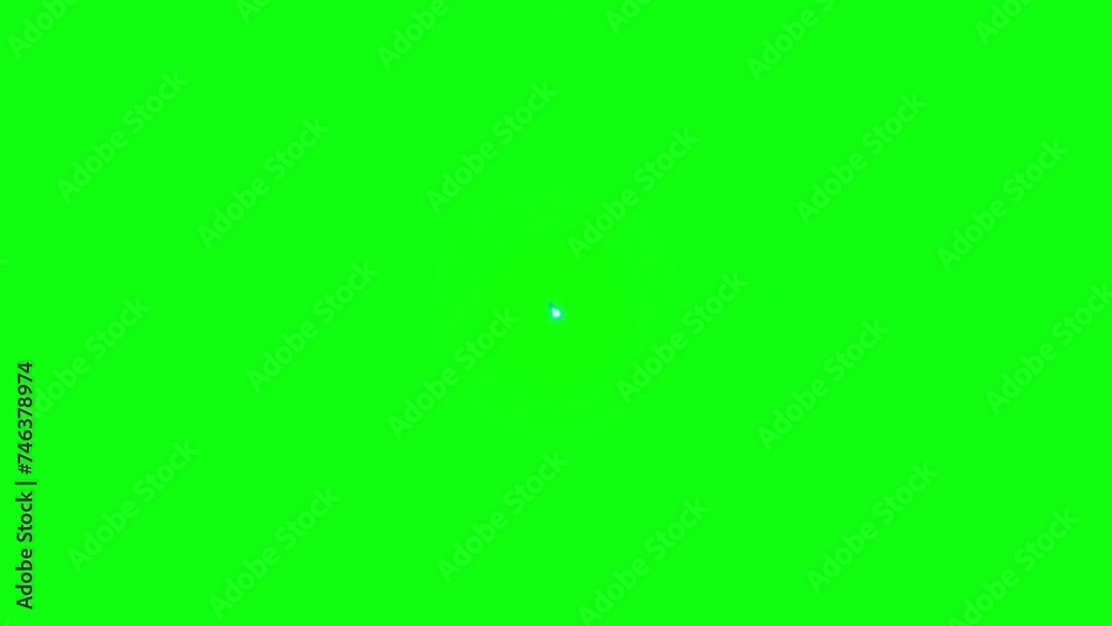 Abstract Blue Light Beam in 4K Resolution: Perspective view of blue ...