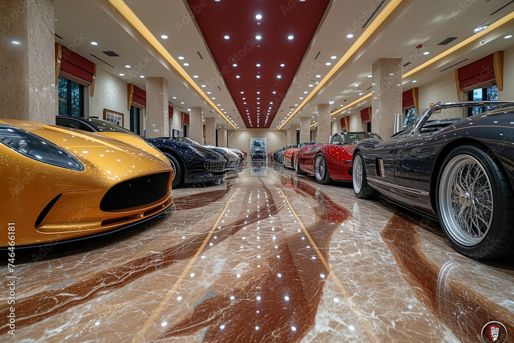 High-End Automobile Collection: A car enthusiast showcases their ...