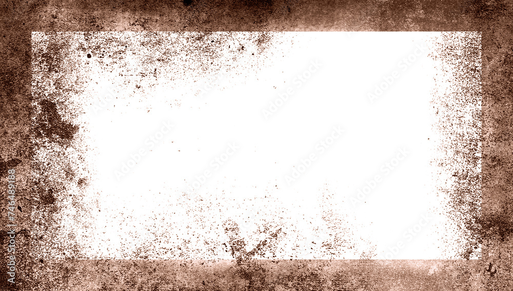 Old brown vintage film frame overlays texture. Overlays screen border ...
