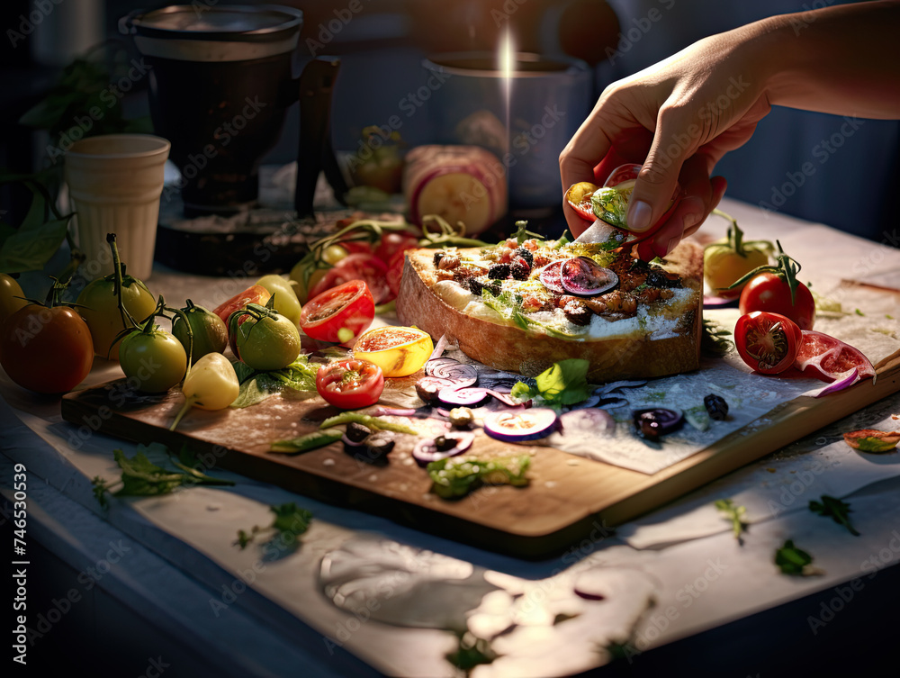 Skillful lens dances, capturing a symphony of flavors in a meticulously ...