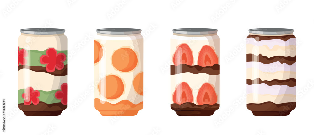 Soda can cakes. Cakes in drinking cans, sweet delights. Trending cake ...