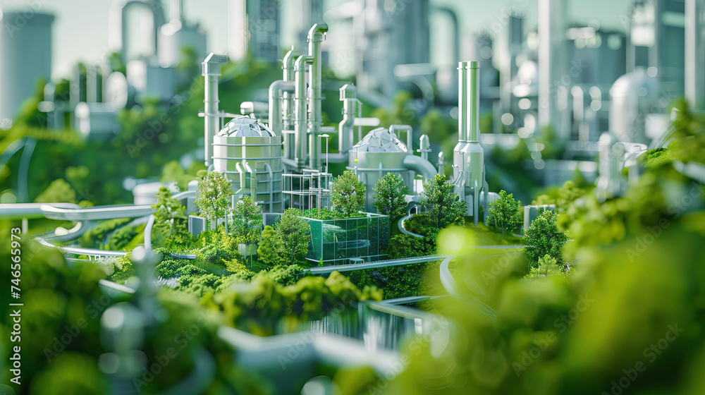 Environmental Research Center Set with Climate Change Data, Renewable ...