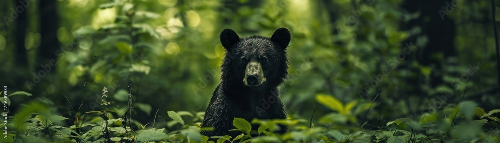 Encountering Bear in the Wild. Witnessing Nature's Majestic Predators. Exploring the Untamed ...