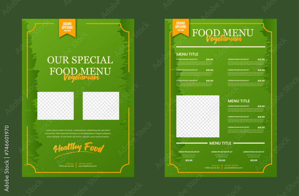 Set of delicious food sale poster menu for promotional cafe and ...