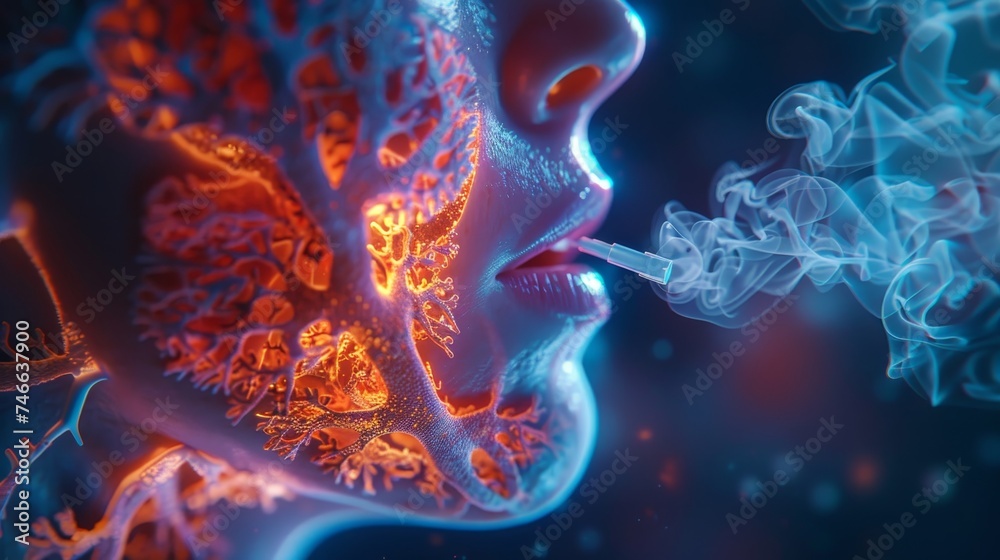 An immersive 3D visualization of a patient receiving advanced ...