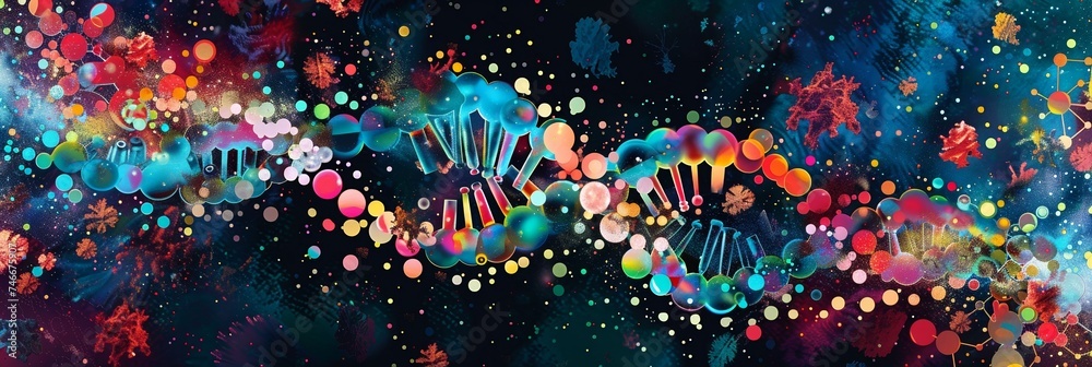 Bioinformatics applied in disease research, visualizing complex genetic ...