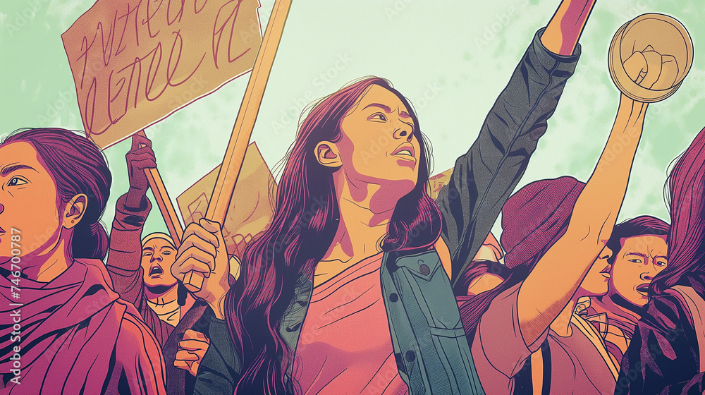 Breaking Barriers: Advocating for Gender Equality in the 21st Century Stock Photo | Adobe Stock