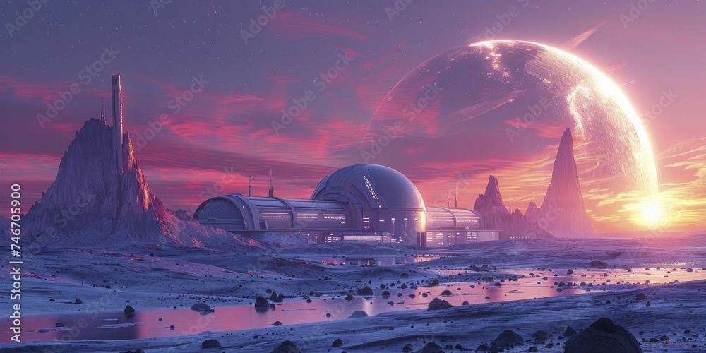 Interstellar research station studies extraterrestrial minerals for ...