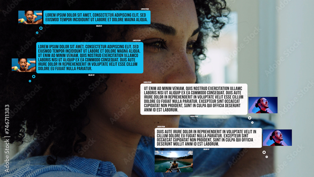 Text Message Kit Stock Template | Adobe Stock