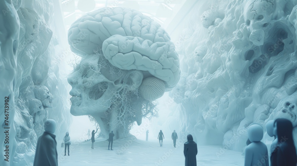 Surreal Cognitive Space, stunning, surreal representation of cognitive ...