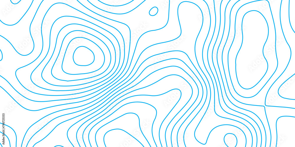 Abstract background with topographic contours map with blue color ...