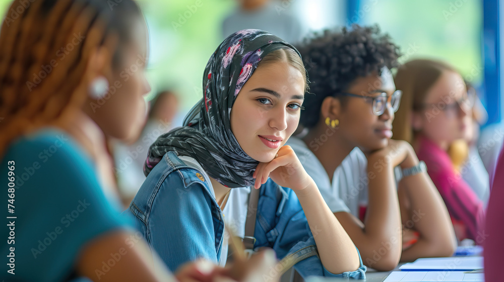 Educational Diversity: Students from diverse backgrounds participating ...