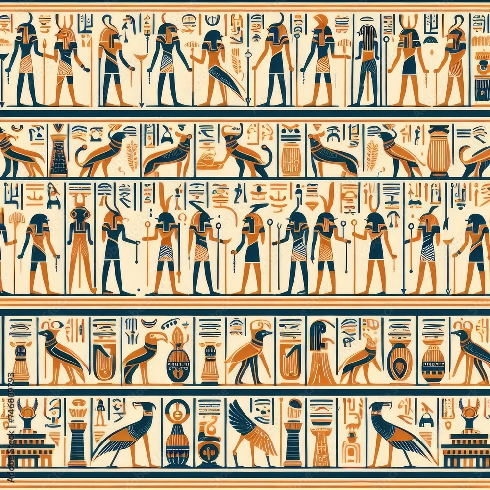 Egyptian Hieroglyph And Symbolancient Culture Sing And Symbol Ancient