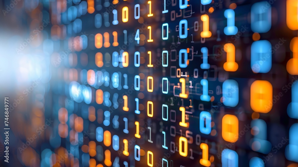 Cybersecurity art merging hacker alerts with network beauty ...