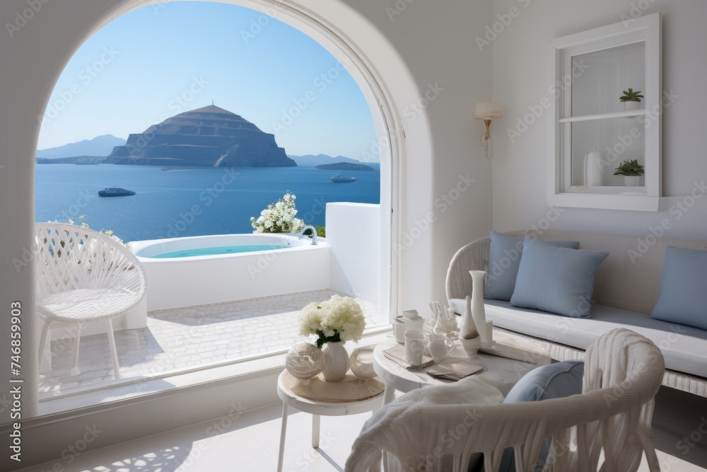 Luxury Hotel Room with Private Plunge Pool and Panoramic Views of the ...