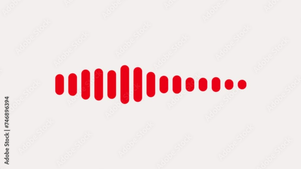 Sound wave icon sound vibration background, Audio waveform frequency ...