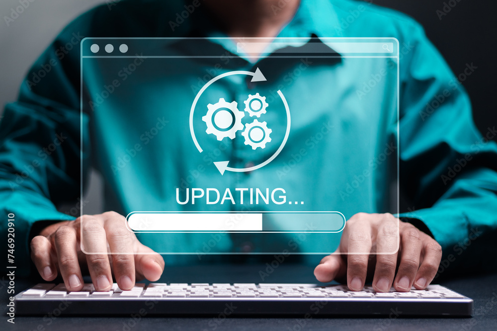 Software update or operating system upgrade. Improved functionality in the new version and ...