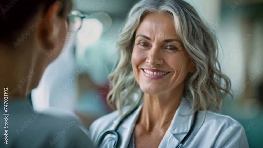 Vidéo Stock Elderly women, patients, and doctors, with smiles, faces ... Vidéo Stock Elderly women, patients, and doctors, with smiles, faces ...