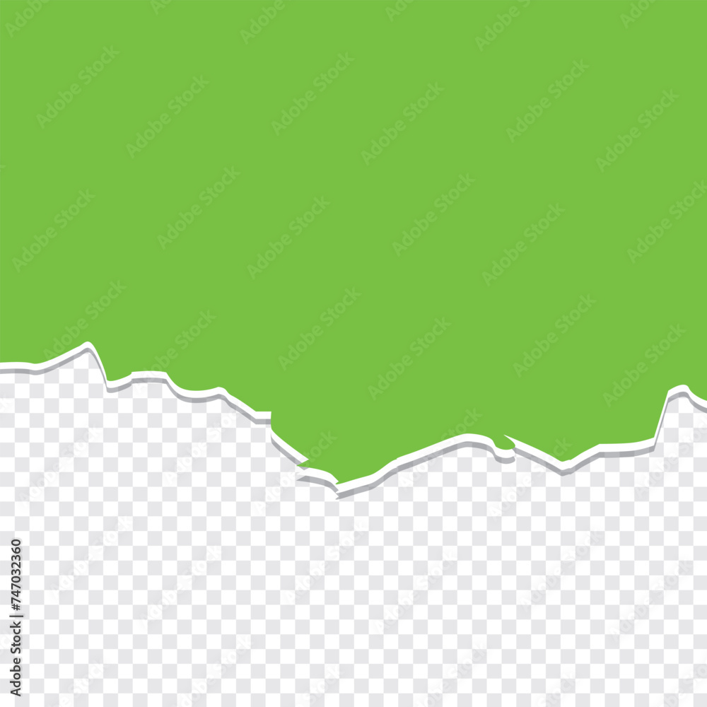 Torn paper edges for background. Ripped paper texture on transparent ...