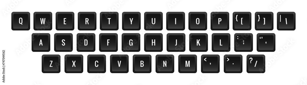 Letter keyboard. Laptop, qwerty, keys, combination, shortcut, input ... Letter keyboard. Laptop, qwerty, keys, combination, shortcut, input ...