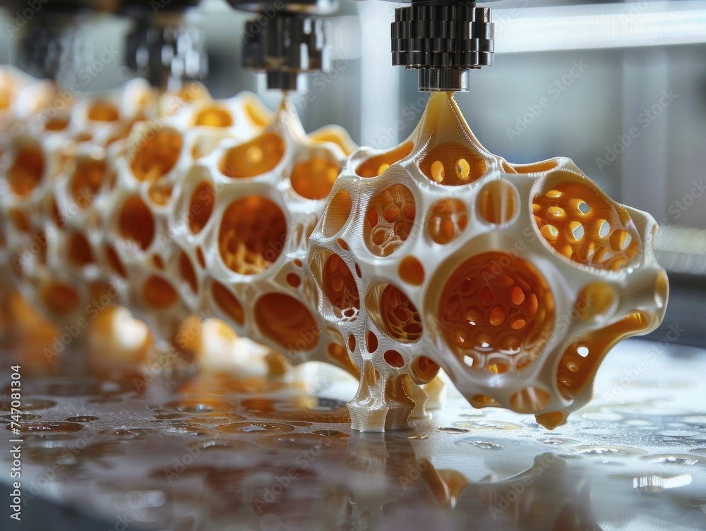 In the 3D printing revolution, layers of material build intricate ...
