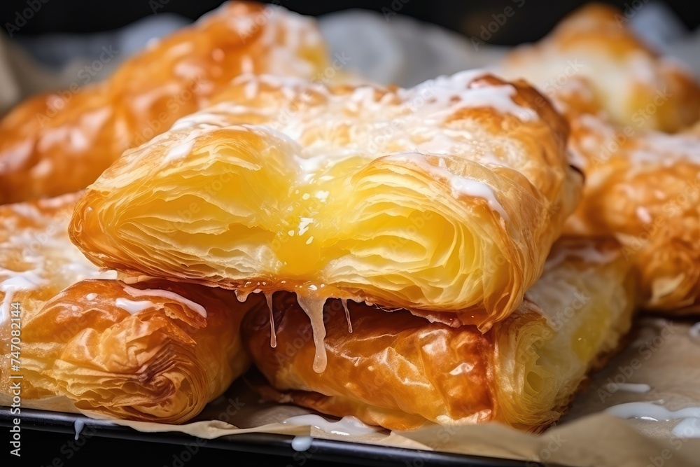 Sfogliatine Glassate Italian Puff Pastry, Glazed Puff Pastries Biscuits ...