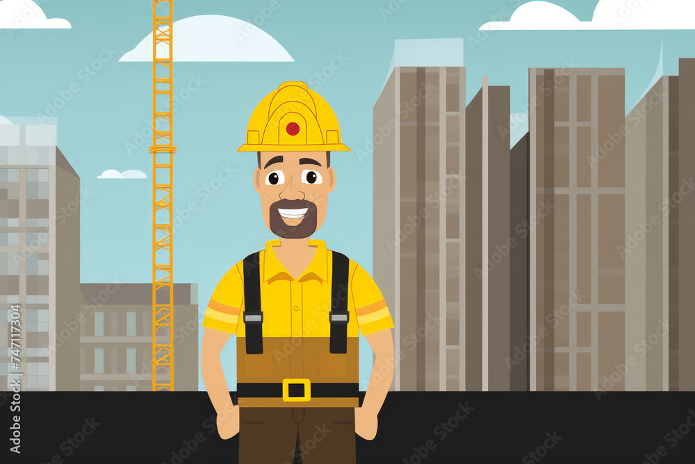 vector illustration of safety month safety and health at work and labor ...