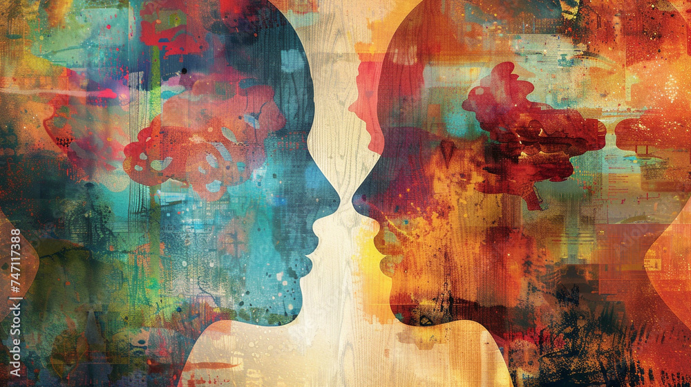 A conceptual illustration depicting the psychological factors ...