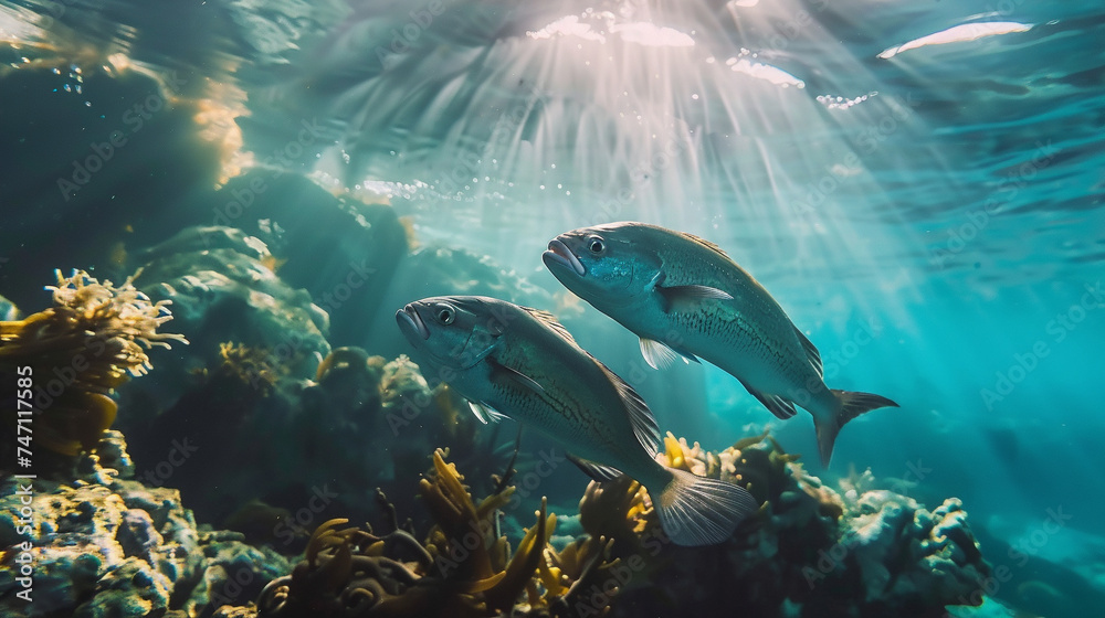 A marine protected area established to conserve critical fish habitats ...