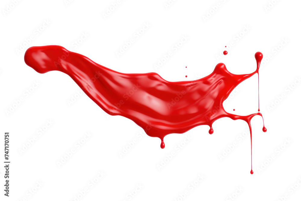 red dripping paint isolated on transparent and white background.PNG ...