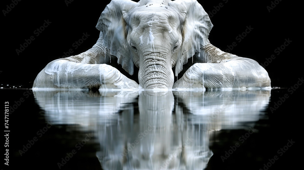 Endangered animals in their habitats, promoting the urgency of ...