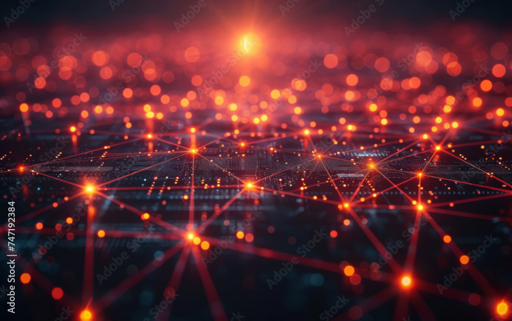 Map, data and virtual reality illustration connected to internet, meta ...