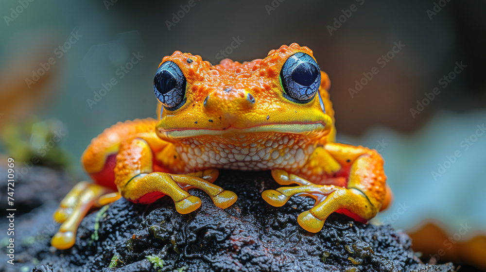 wildlife photography, authentic photo of a frog in natural habitat ...