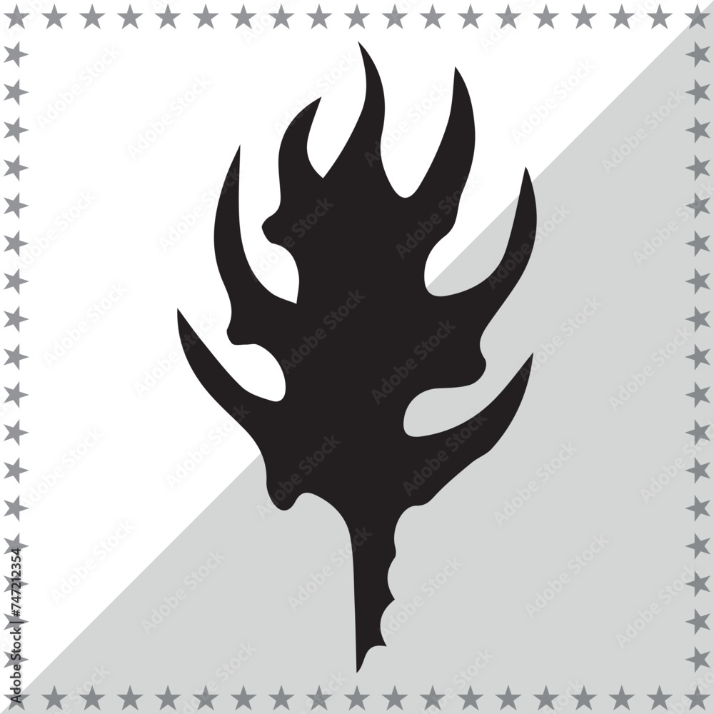 Vetor de Fire Silhouette, cute Fire Vector Silhouette, Cute Fire ...