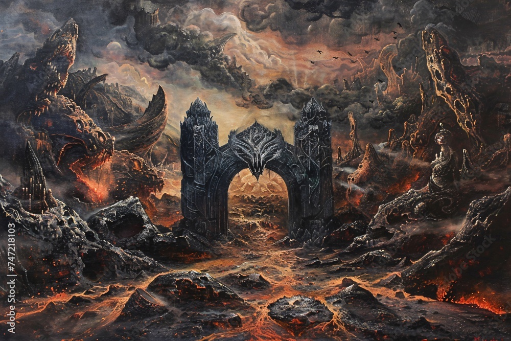 Fantasy World of Fire and Stone A Magical Journey Through the Month of ...