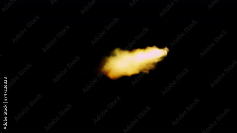 Realistic Muzzle flashes straight fire montage with smoke effect ...